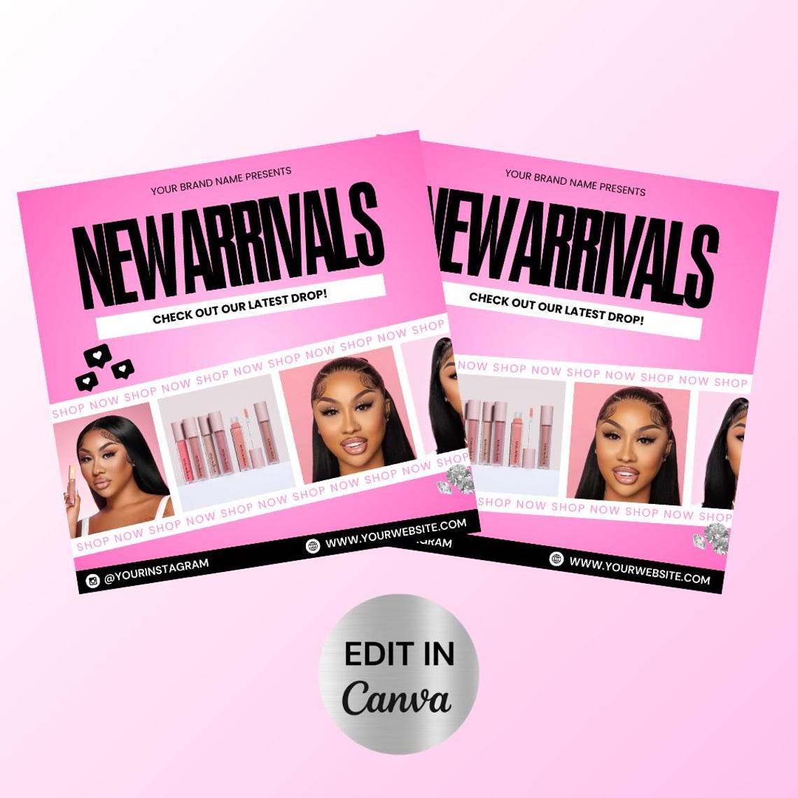 Editable New Arrivals Flyer, DIY Boutique Flyer, New Arrivals Flyer ...