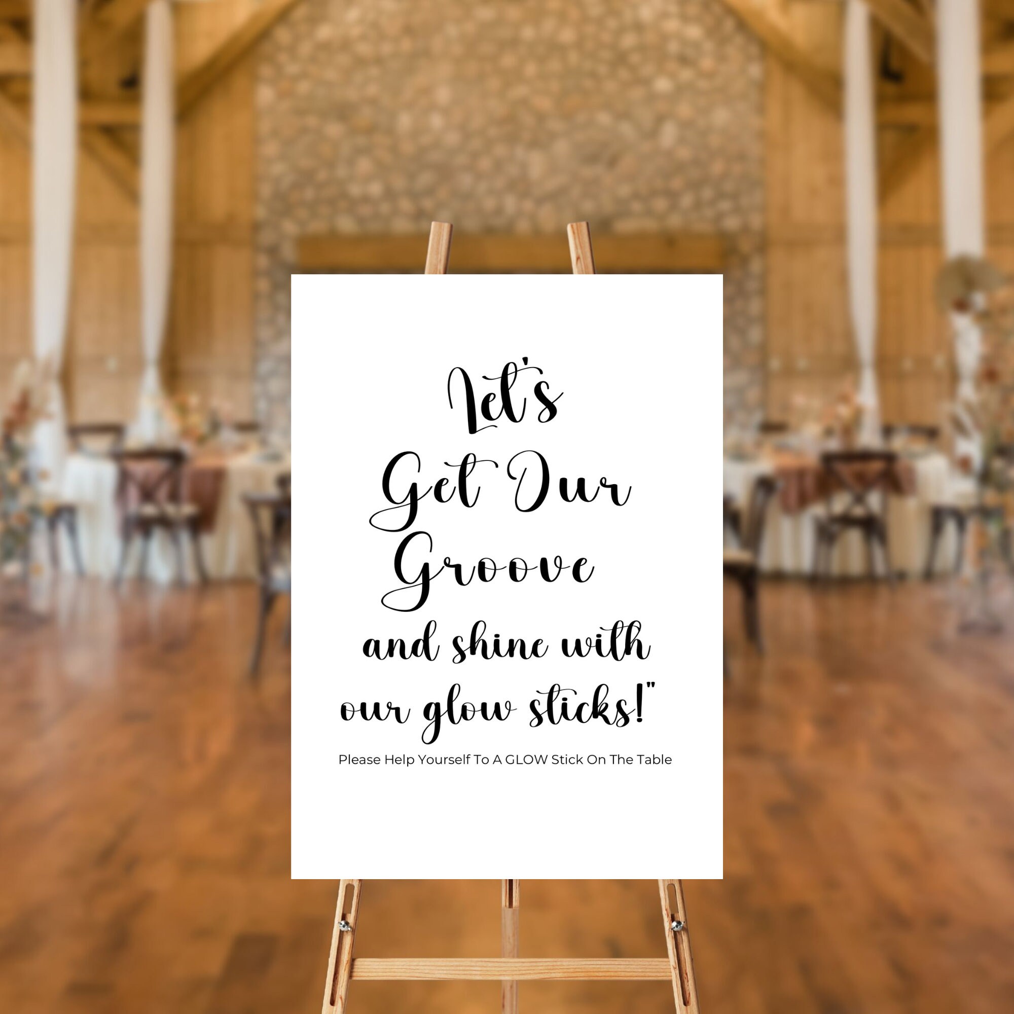 Wedding Glow Sticks Sign/ Printable Download /glow Stick - Etsy