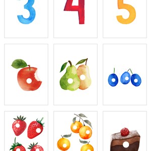 Hungry Caterpillar Poster Flashcard Children Education Eric Carle Book ...