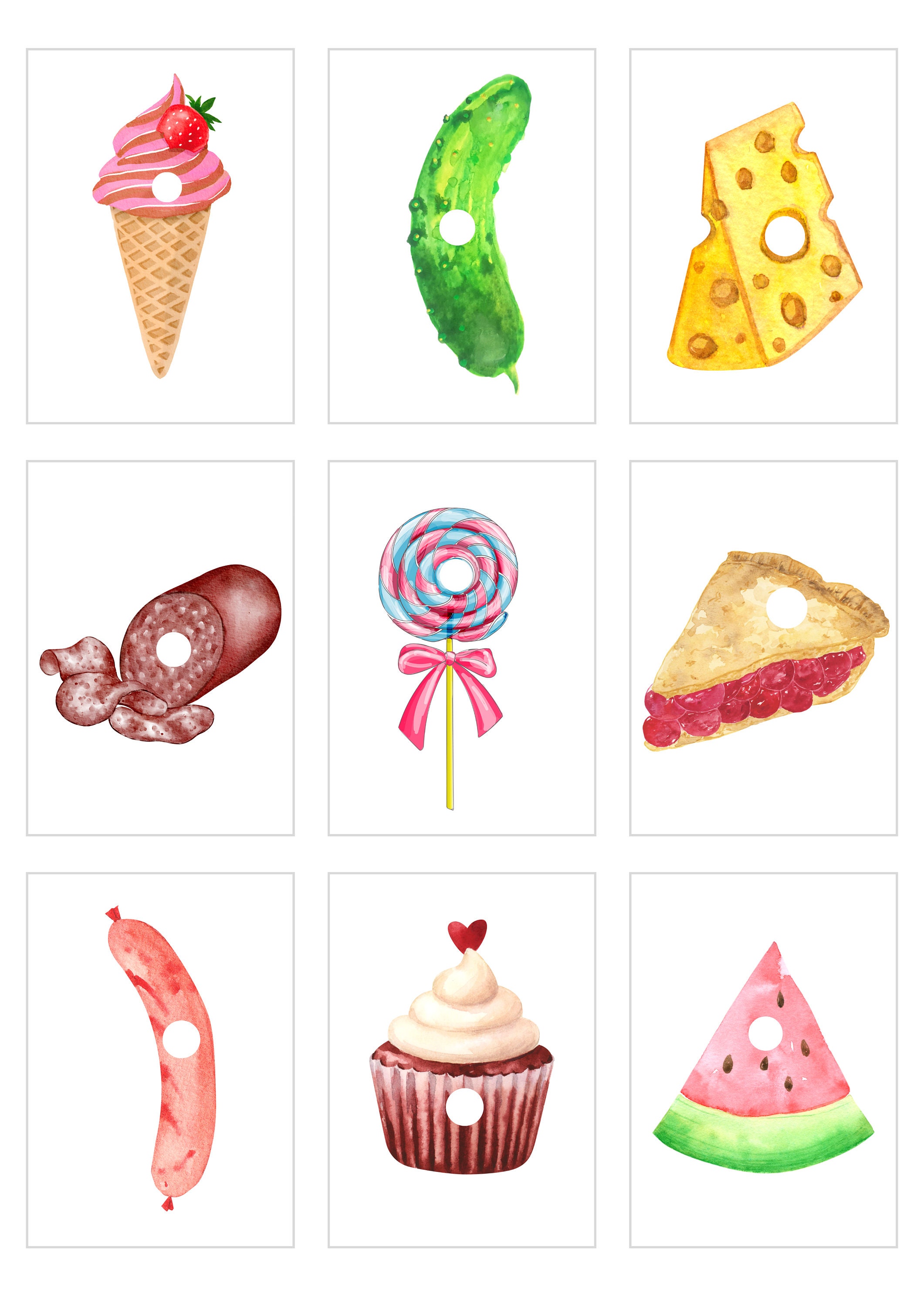 Hungry Caterpillar Poster Flashcard Children Education Eric Carle Book ...