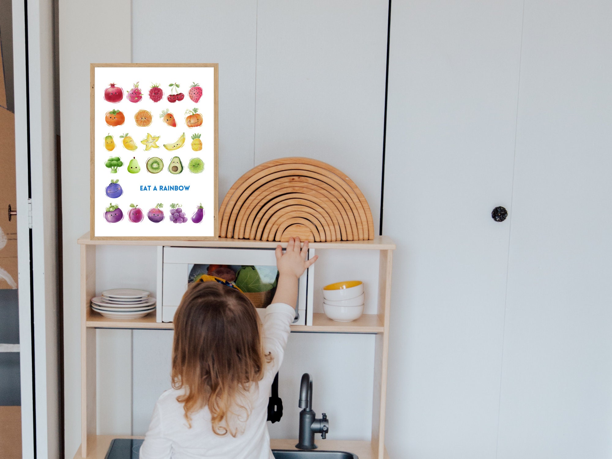 Nursery Decor Children Education Food Classroom Bread Cheese Spice ...