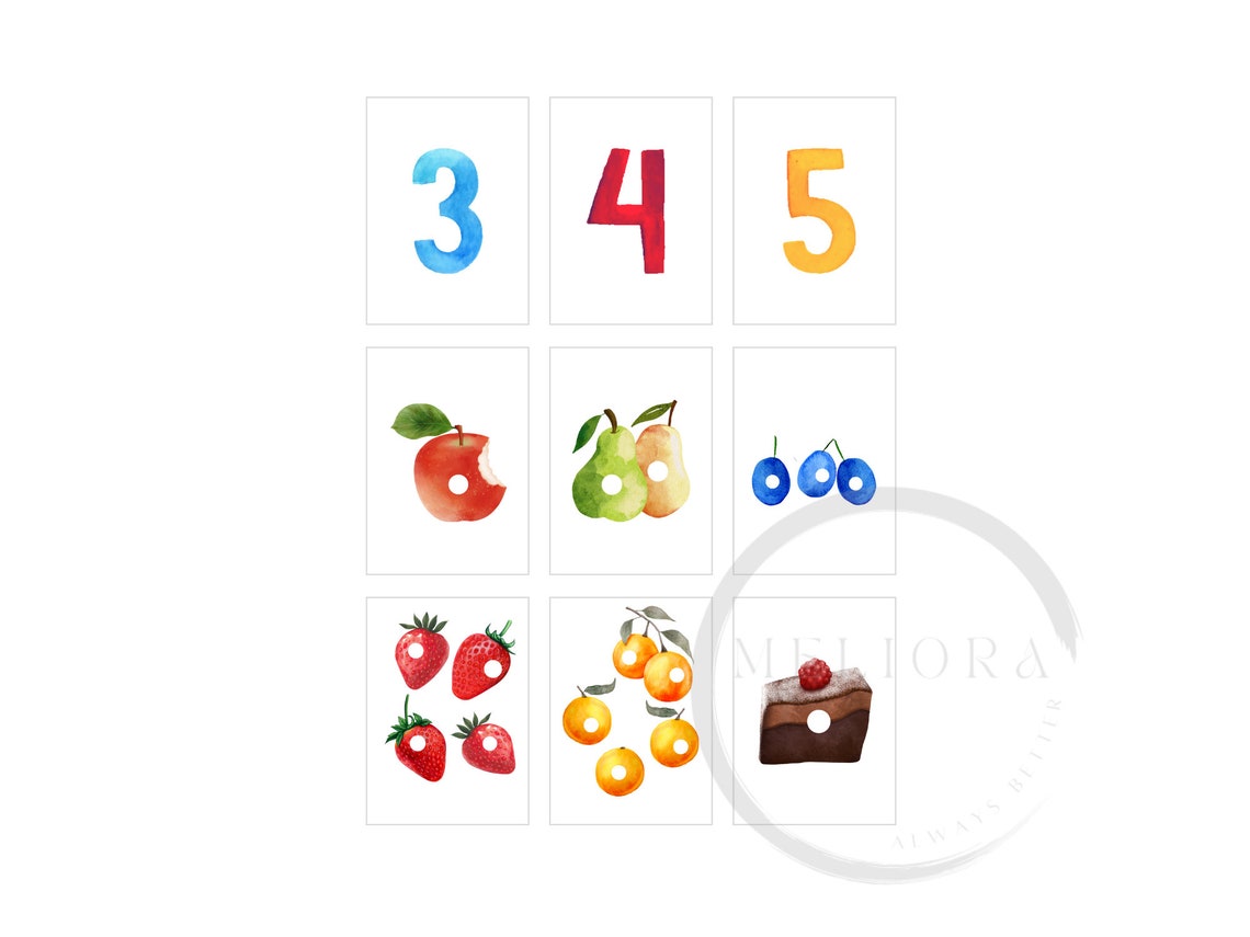 Hungry Caterpillar Poster Flashcard Children Education Eric Carle Book ...