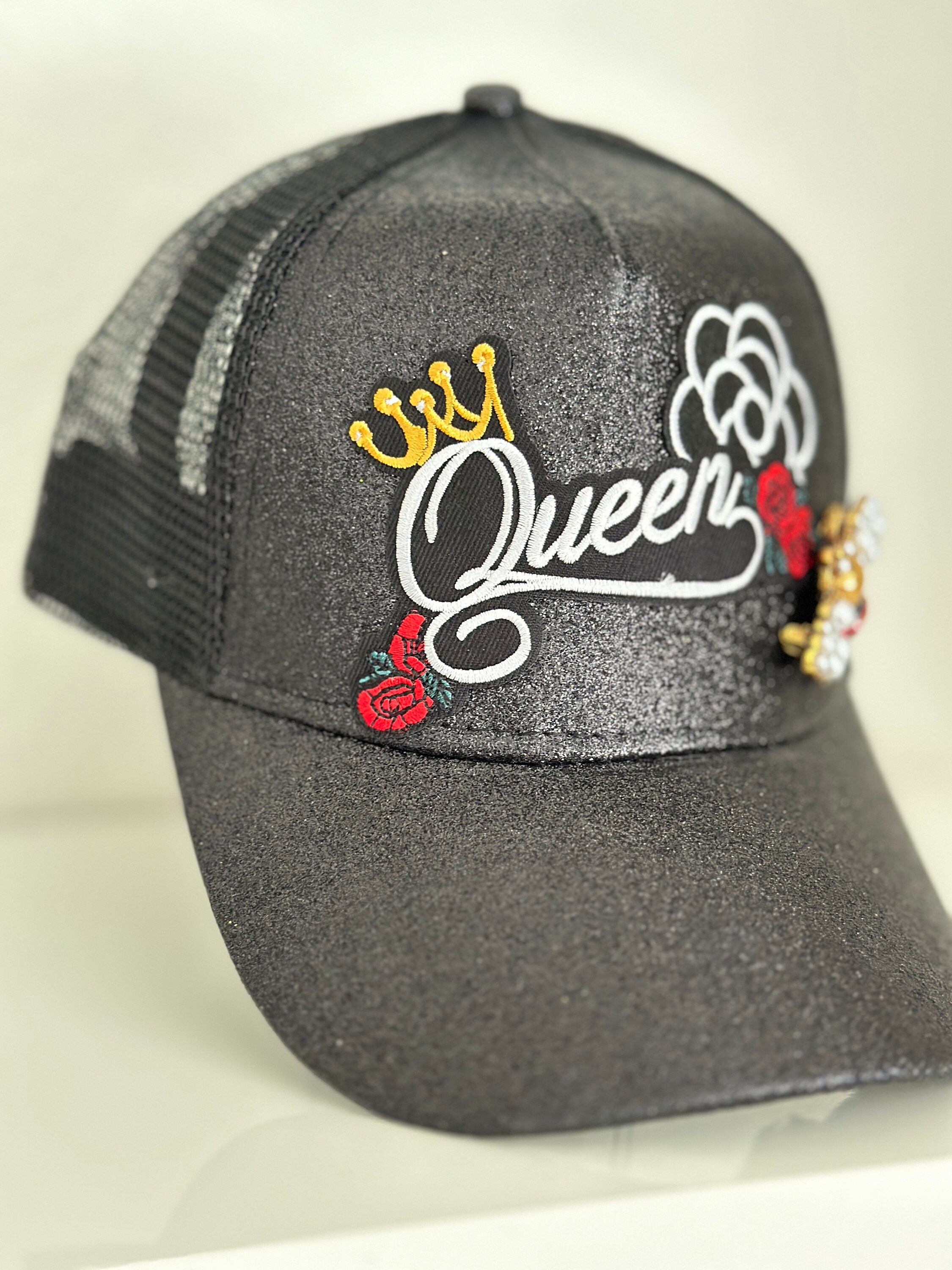 Queen Bee Custom Glitter Hat - Etsy