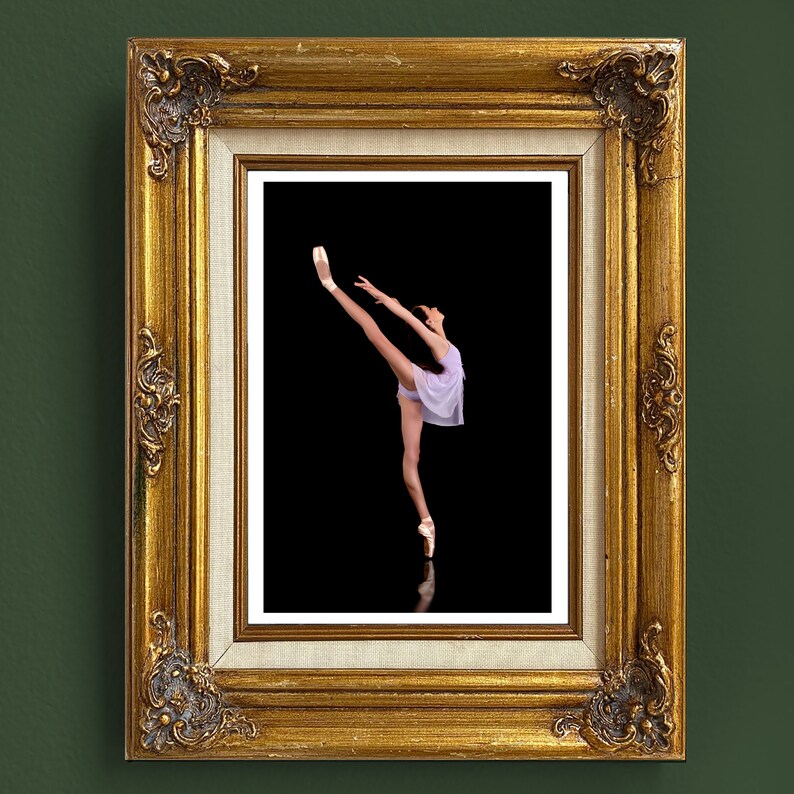 High Arabesque Dance Photograph Instant Download High Resolution ...