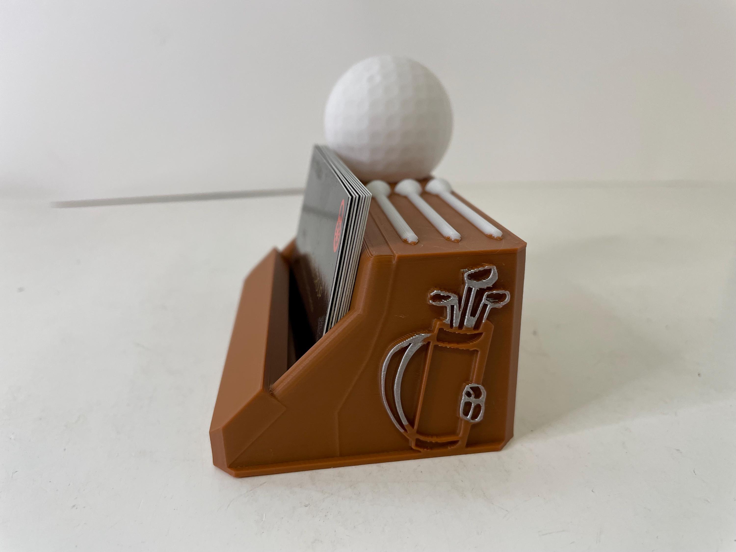 Golf Inspired Themed Business Card Holder - Etsy