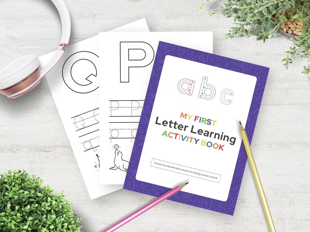 Color and Learn Letter Printable Color Alphabet Learn to - Etsy