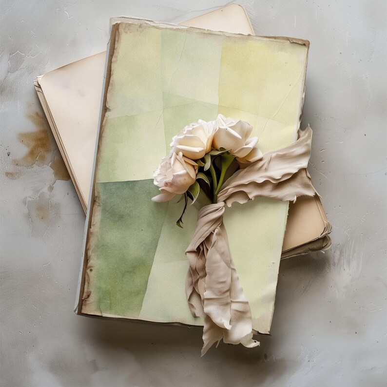 Elven Forest Junk Journal, Enchanted Sage Green Digital Scrapbooking, 3 ...