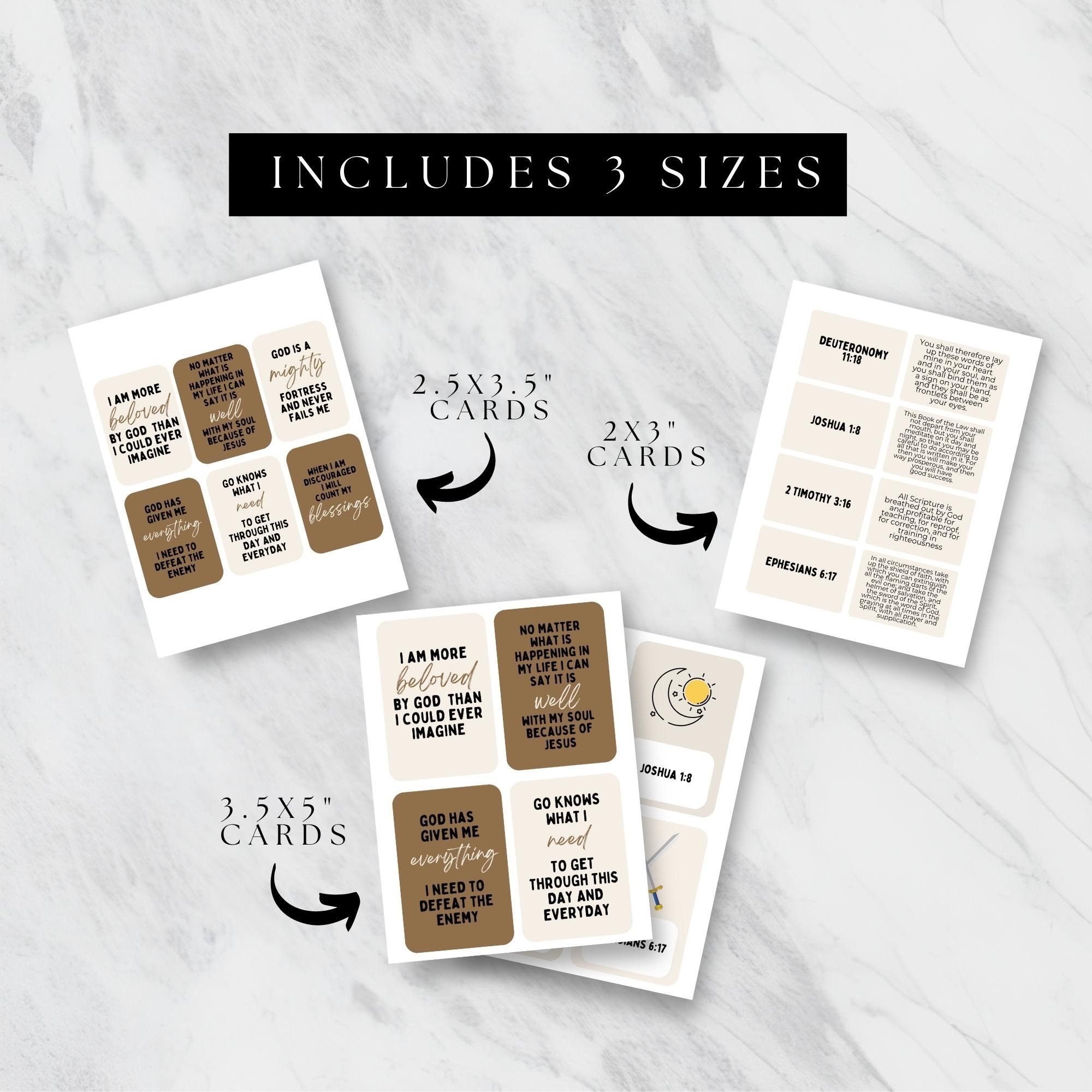 Printable Scripture Cards Prayer Cards Blank Scripture Cards - Etsy