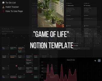 Life Gamification Notion Template RGP Personal Planner Game of Life Productivity - Etsy