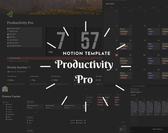 Mindful Matrix Notion Lifestyle Productivity Template - Etsy