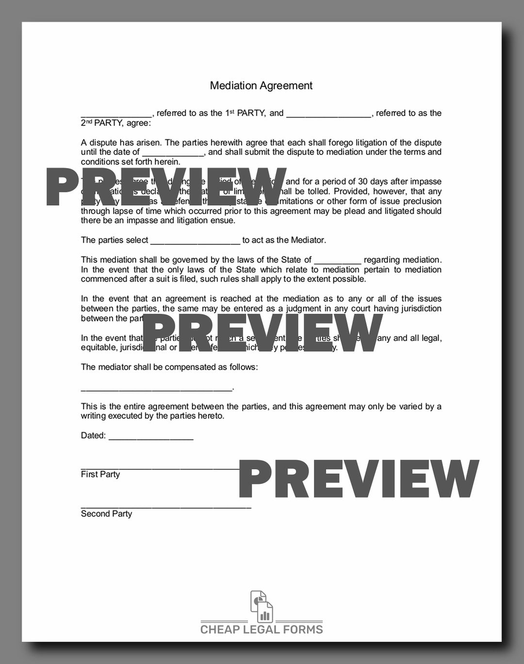 Mediation Agreement - Etsy