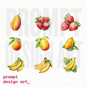 Vibrant JPG Fruit Clipart Bundle | Perfect for Crafts - Unique Teacher ...