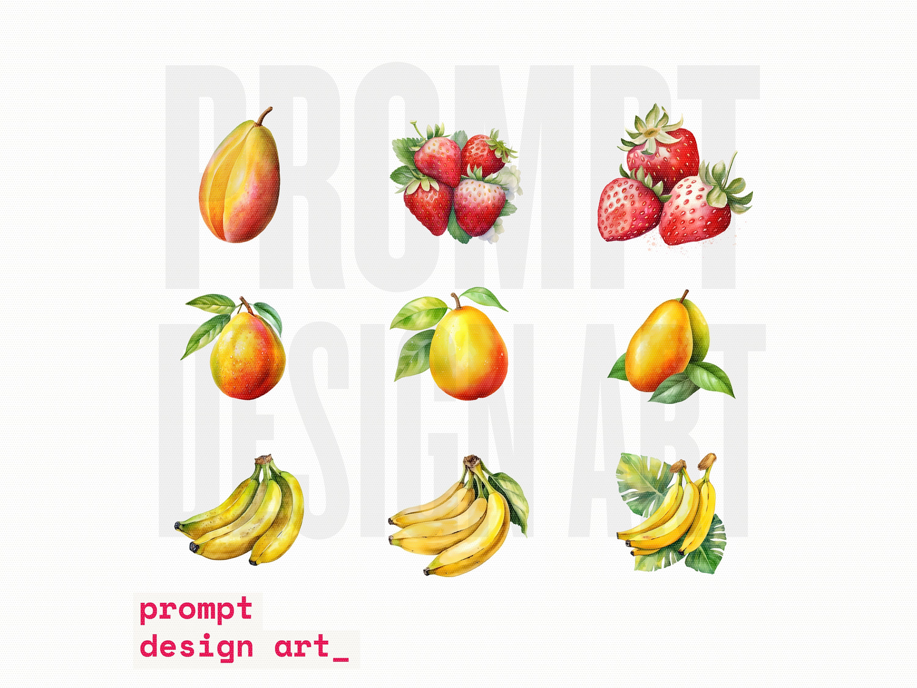 Vibrant JPG Fruit Clipart Bundle | Perfect for Crafts - Unique Teacher ...