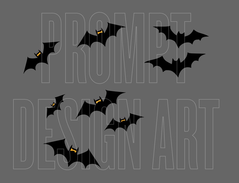 Bat SVG Bundle | Halloween Bat Clipart, Halloween Bat Silhouette Cricut ...