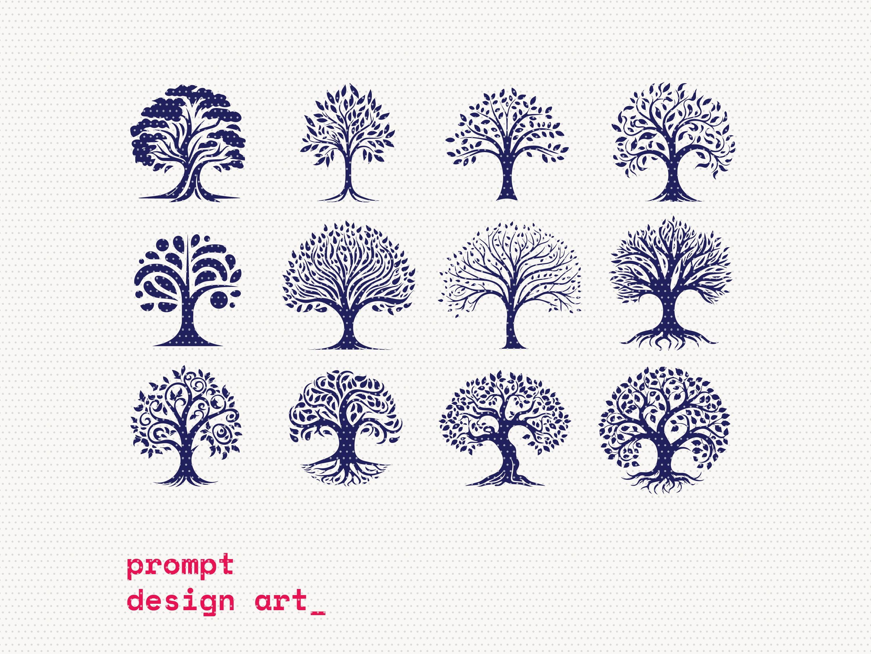 Bundle of 47 Trees SVG Bundle by Prompt Design Art - Etsy