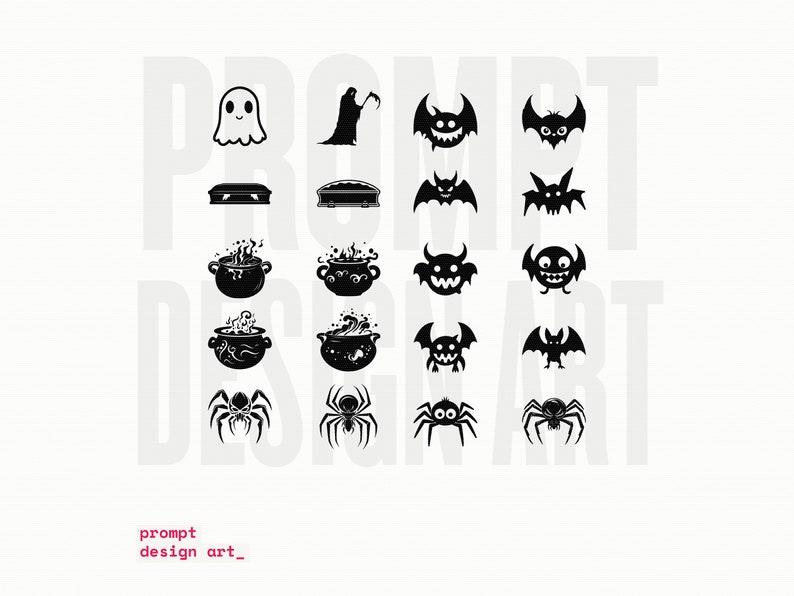 Ultimate Halloween SVG Clip Art Bundle, Silhouette SVG Bundle, Cut ...