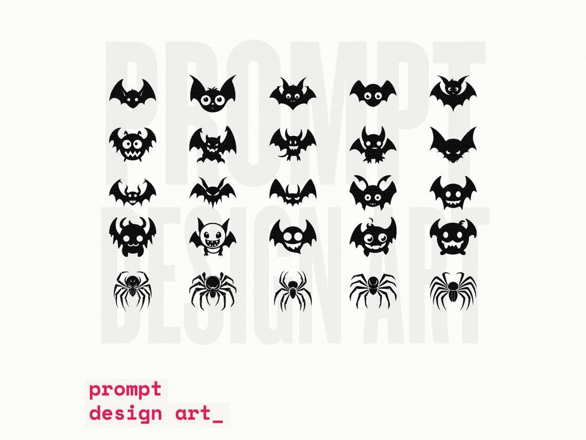 Ultimate Halloween SVG Clip Art Bundle, Silhouette SVG Bundle, Cut ...