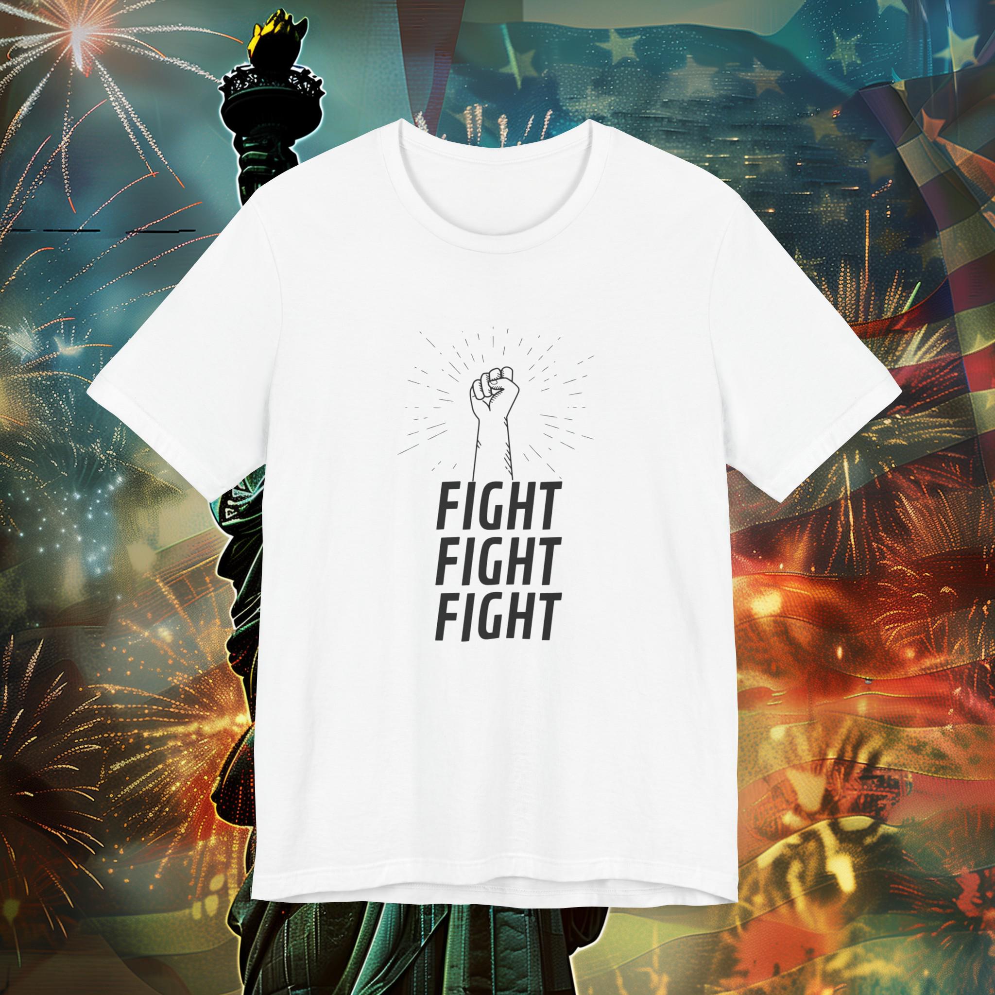 Iconic President Donald Trump "fight Fight Fight" T-shirt, Patriotic ...