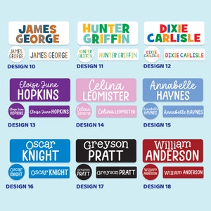 Daycare Labels - Waterproof Name Labels - Baby Bottle Labels - School ...
