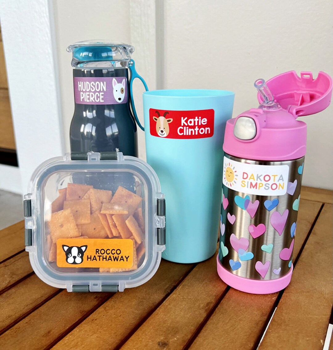 Custom Daycare Stickers, Personalized Name Labels for Camp, School ...