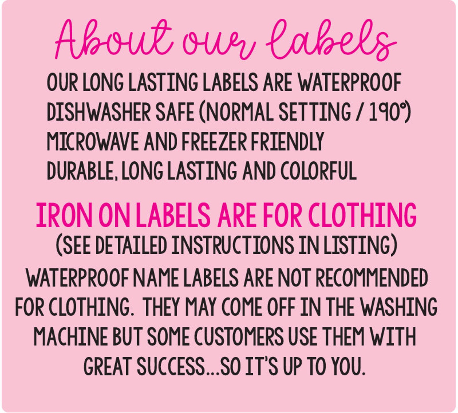 Daycare Name Labels | School Supply Labels | Personalized Rainbow Sun ...