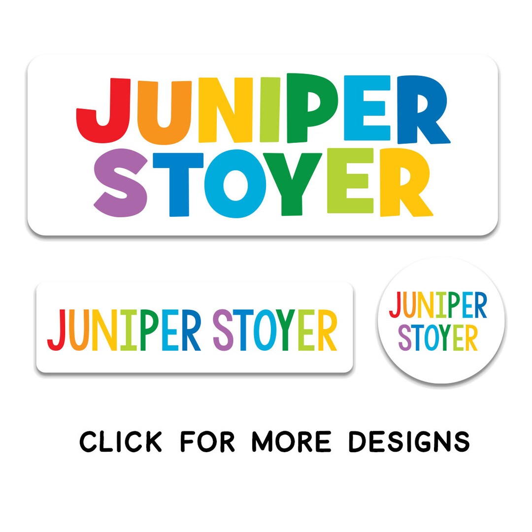 Daycare Labels - Dishwasher Safe Labels- Waterproof Labels - Name ...