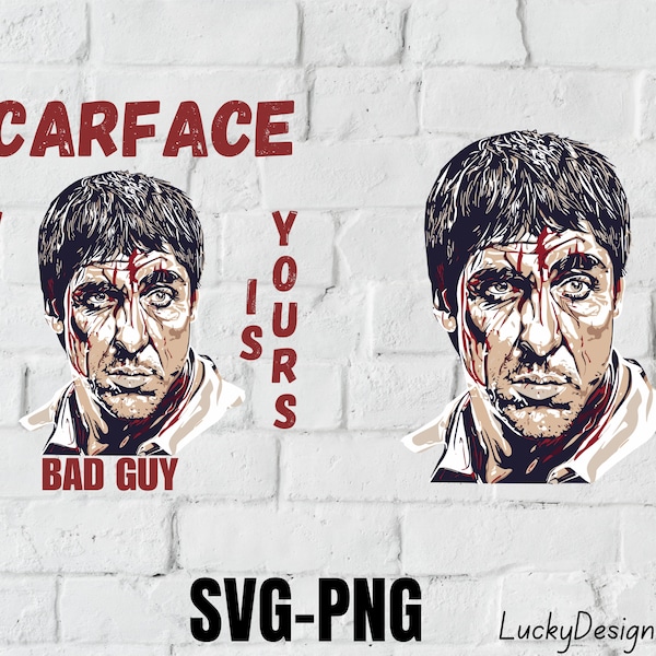Scarface Svg - Etsy