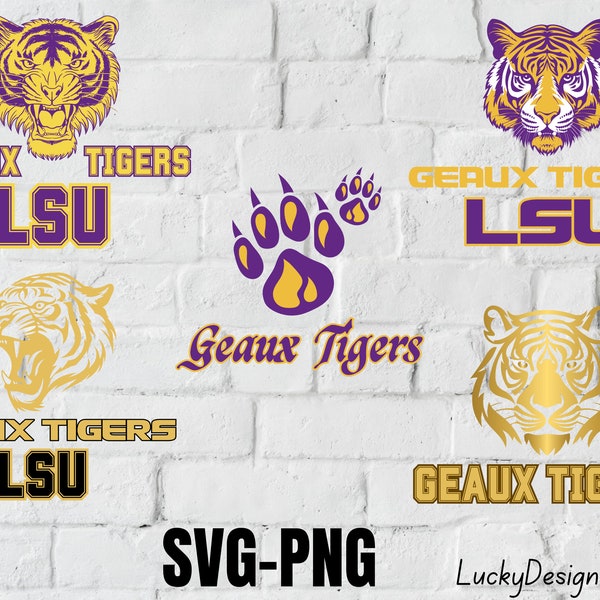 Lsu Svg - Etsy