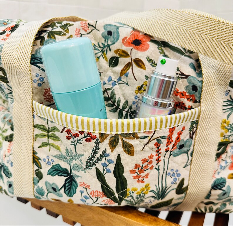 Rifle Paper Co., Weekender Bag, Amalfi, Florals, Floral Quilted Bag ...