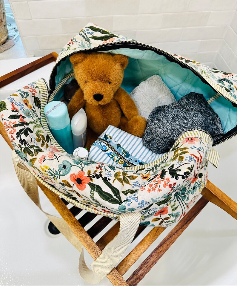 Rifle Paper Co., Weekender Bag, Amalfi, Florals, Floral Quilted Bag ...