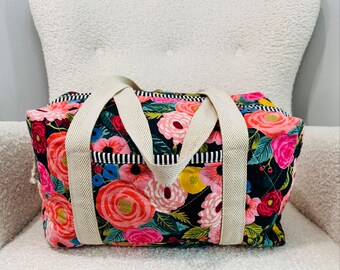 Rifle Paper Co., Weekender Bag, Amalfi, Florals, Floral Quilted Bag ...