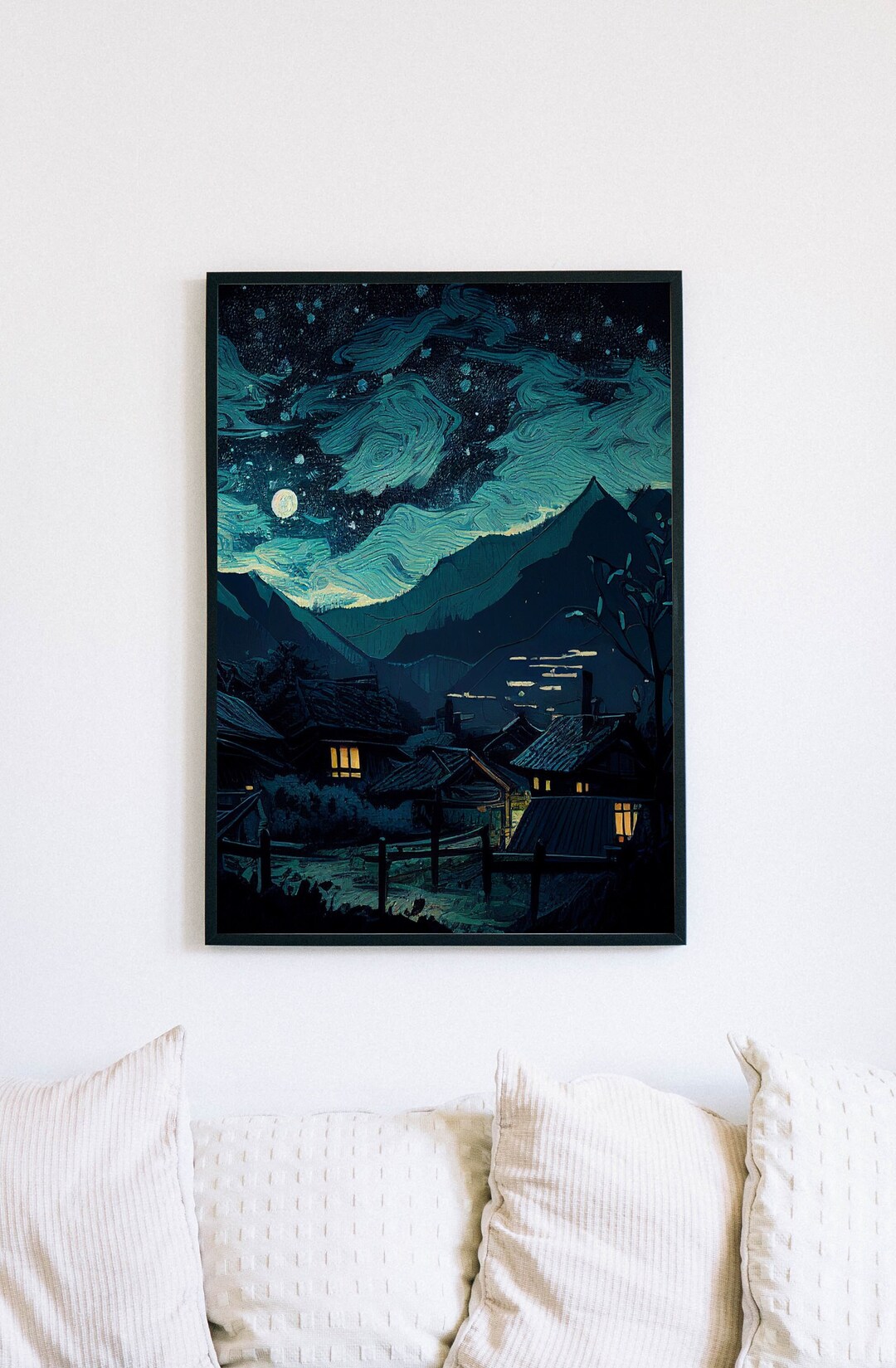 Starry Night in Japan - Etsy
