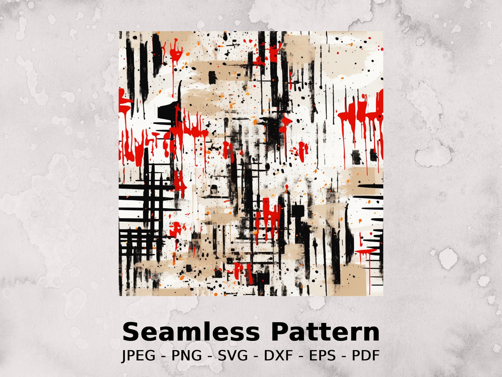 Irregular Dashes Seamless Pattern Svg Digital Paper Pattern Svg Comercial Use Fabric Printing Etsy 