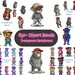 650 Cartoon Mega Bundle Clipart PNG. Funny and Cute Cartoon Characters ...