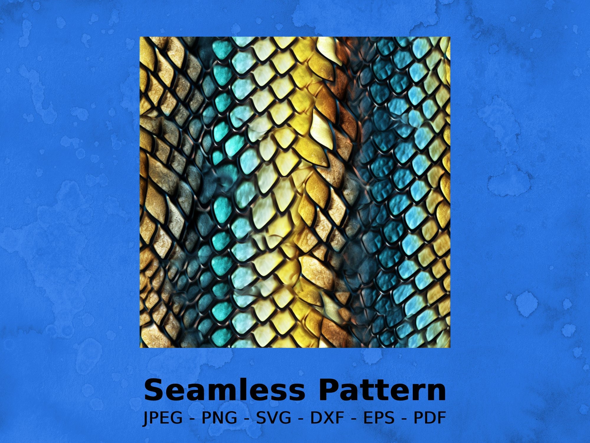 Colorful Garter Snake Skin Pattern SVG Digital Paper SVG - Etsy