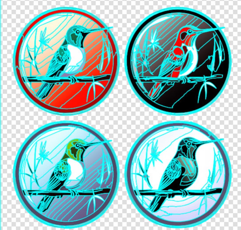 34 Hummingbird Bundle Svg Color / Hummingbird Clip Art SVG ...