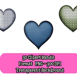 Heart Clipart Bundle. 30 High Quality Pngs - Etsy