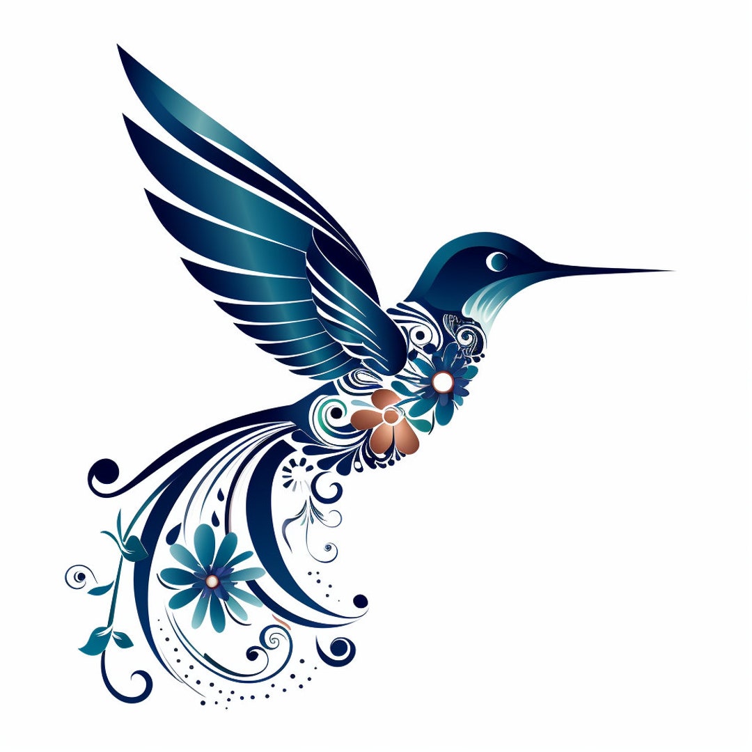 5 Hummingbirds Bundle Svg Color / Hummingbird Clip Art SVG / - Etsy