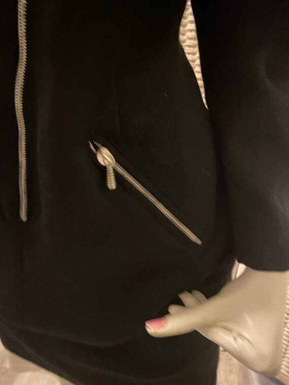 Mob Wife Era Black Dress Claude Rapp Made in Paris V… - Gem