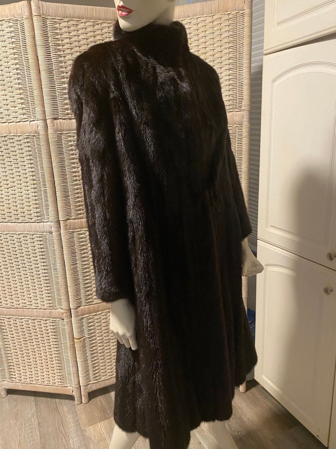 Mob Wife Era Mink Coat Full Length by Furrier Peter Duffy Gotham NY NY ...