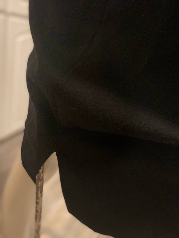 Mob Wife Era Black Dress Claude Rapp Made in Paris V… - Gem