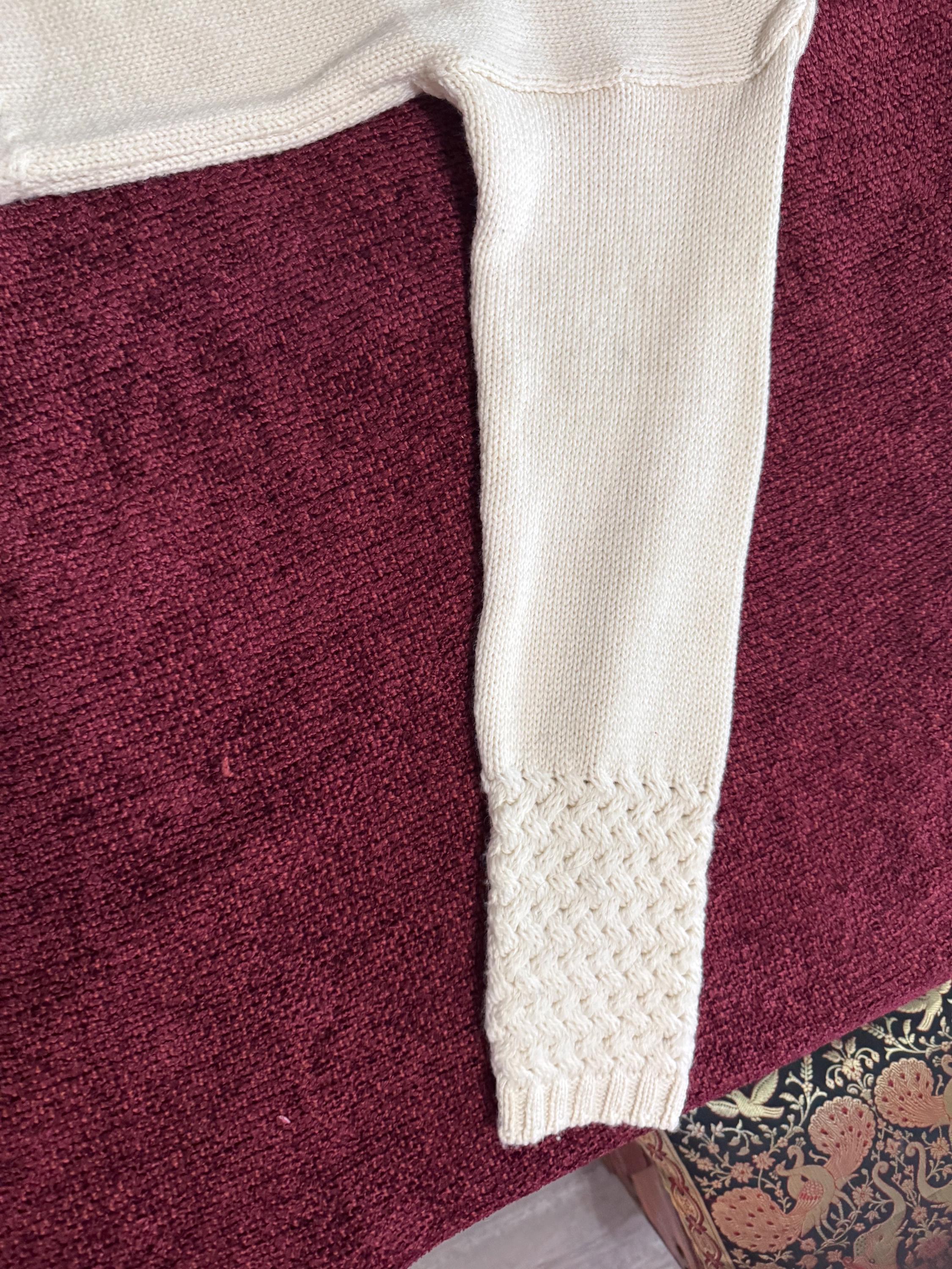 INIS CRAFT Sweater Made in Ireland Vintage 100% Merino Wool Large - Etsy