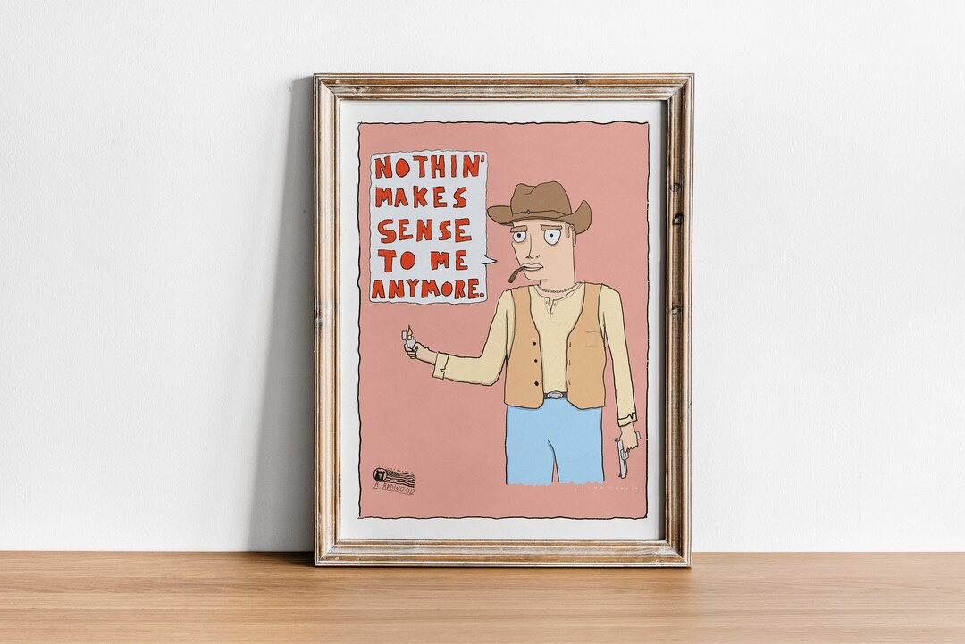 Cowboy Western Poster, Fine Art Print Signed by Artist, Limited Print ...