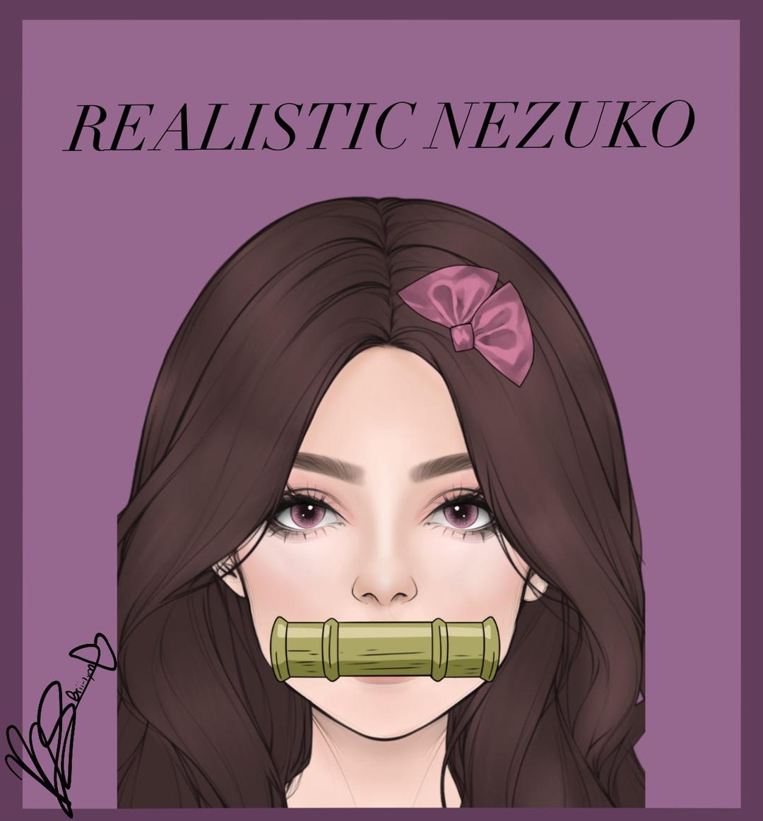Realistic Nezuko - Etsy