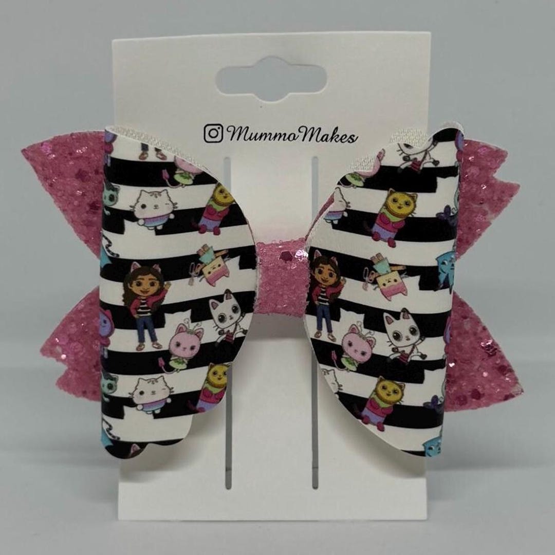 Mega Bow Clip Cat Girl and Friends - Etsy
