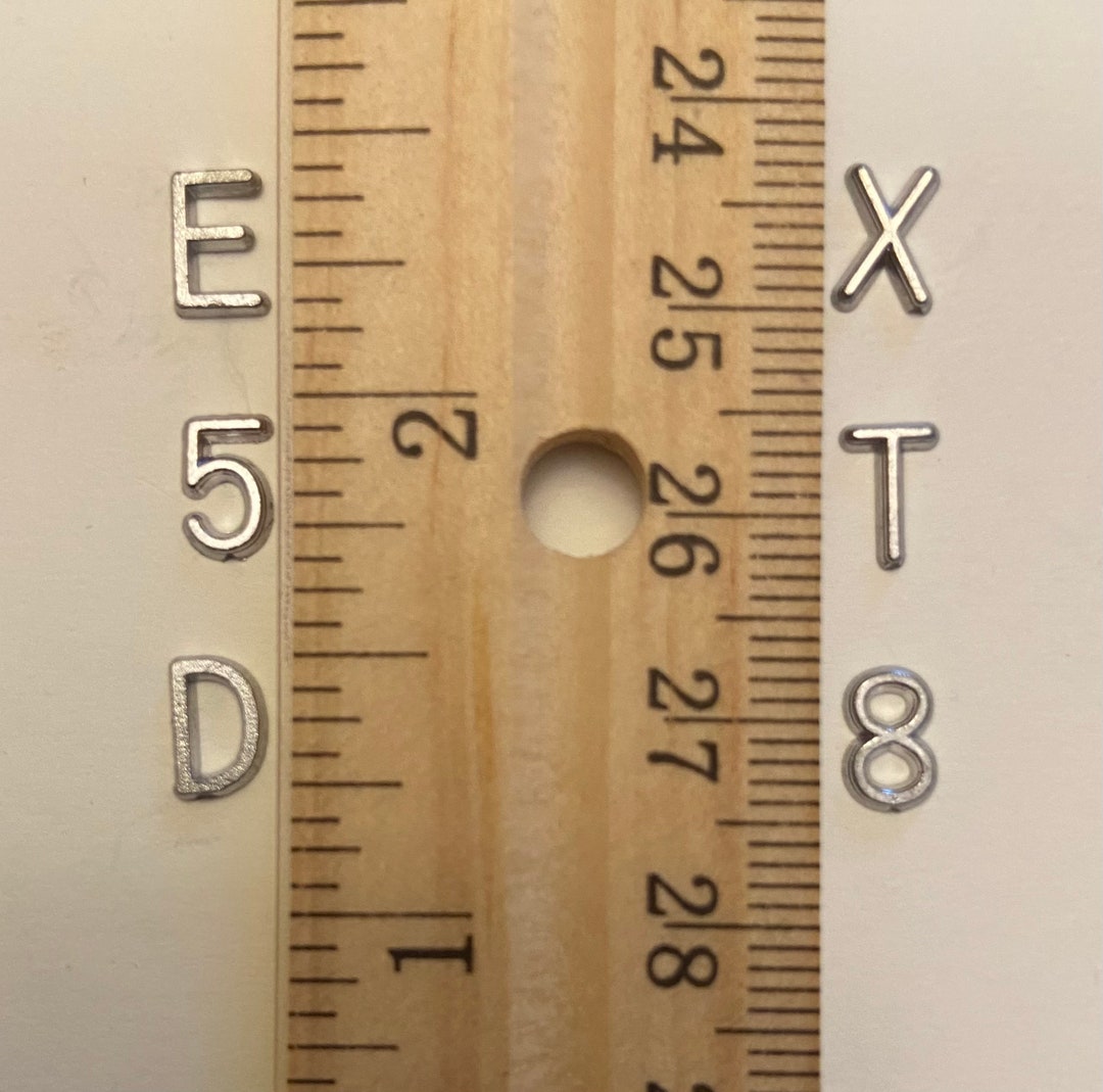 1/4" Lead Letters for X-ray Markers: Starter Kit Available - Etsy