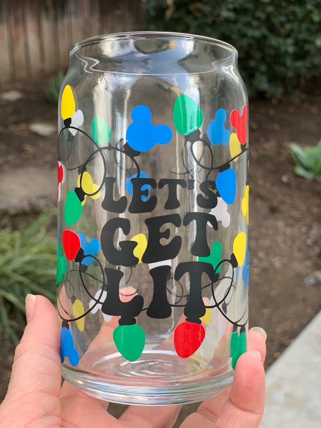 Lets Get Lit Cup 16oz Libby Glass Cup - Etsy