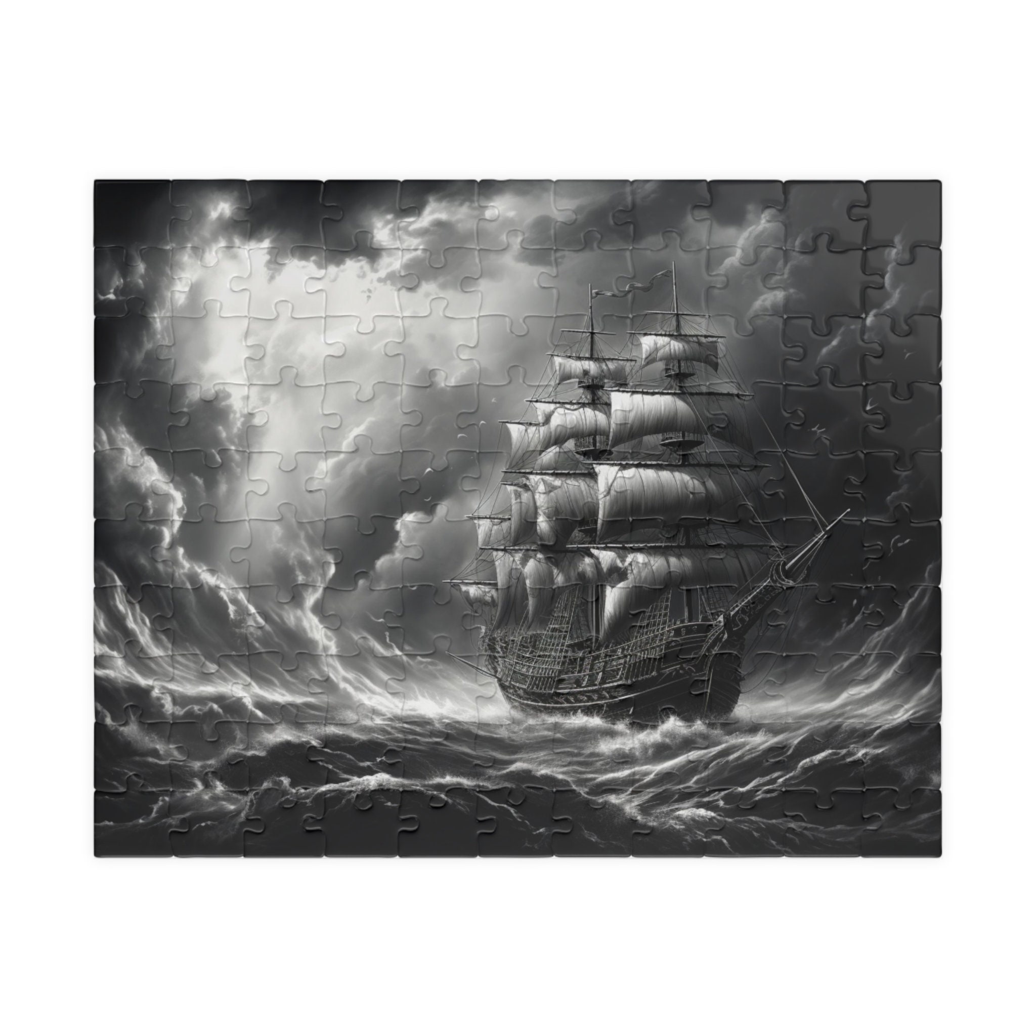 Jigsaw Puzzle | Ship in a Storm Puzzle | Pirate Ship | Puzzle Gifts ...