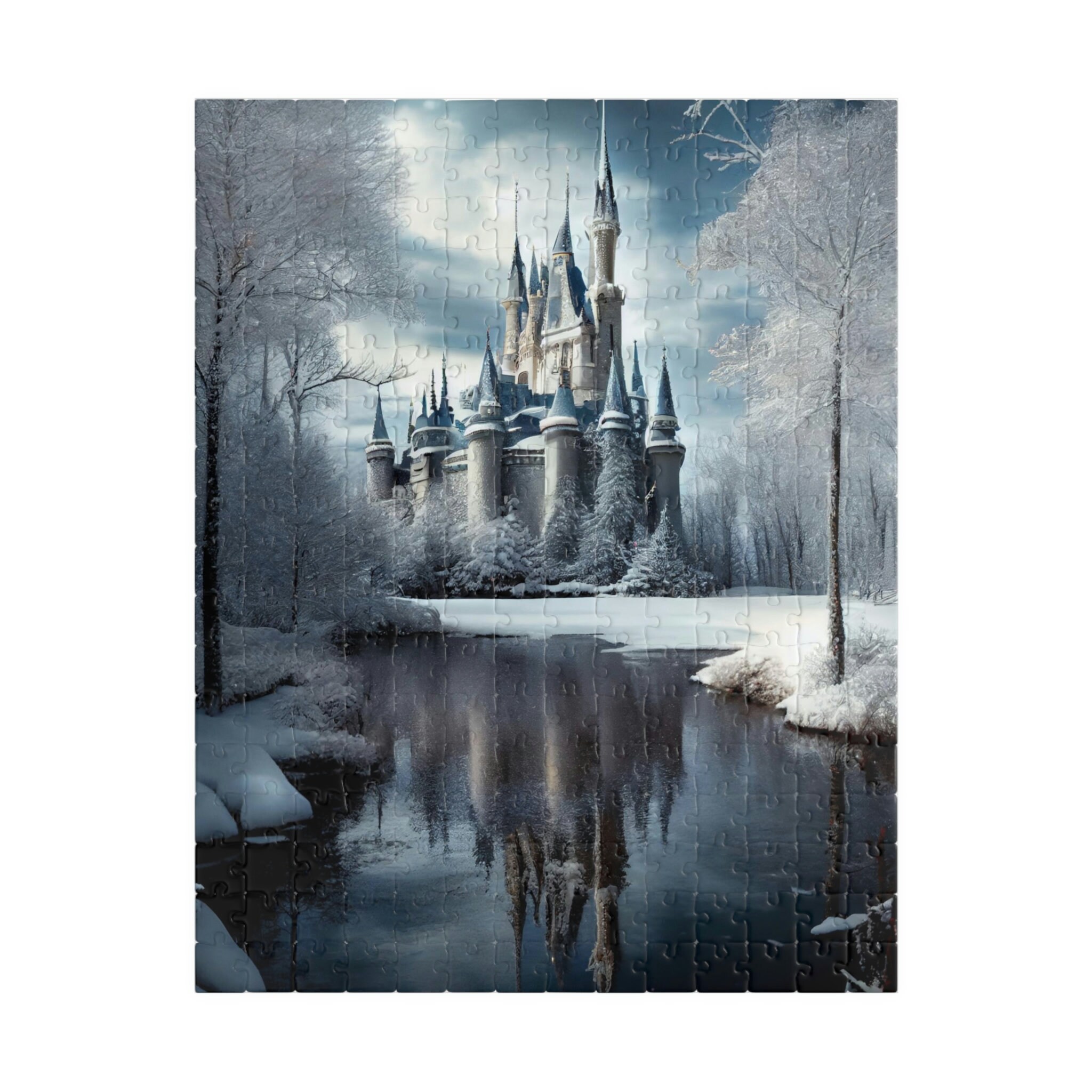 Jigsaw Puzzle Winter Princess Castle Puzzle Castle Gifts - Etsy
