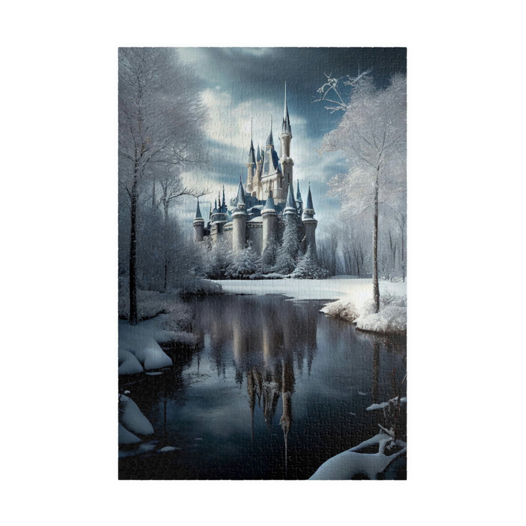 Jigsaw Puzzle Winter Princess Castle Puzzle Castle Gifts - Etsy